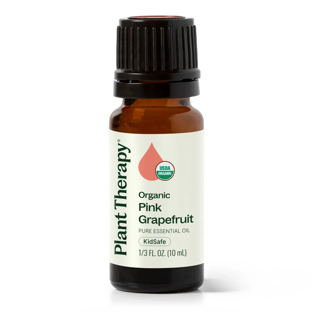 Rosa Grapefrukt eterisk olje 10 ml, økologisk / Plant Therapy - BeeOrganic